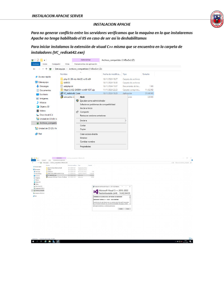 INSTALACION APACHE SERVER | PDF