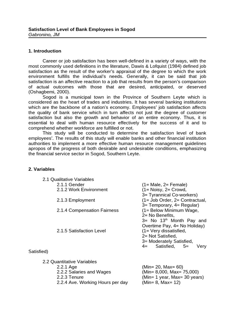 Draft SPSS | PDF | Employment | Salary