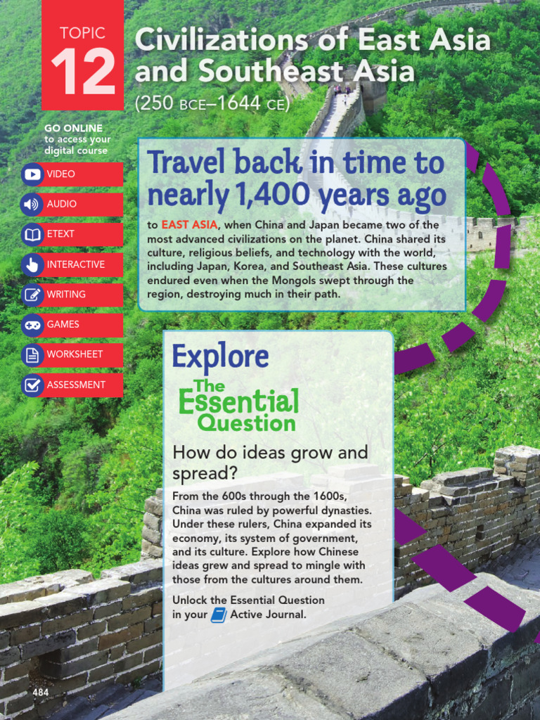 Civilizations of East & South East Asia (200-1400) Savvas | PDF | Tang ...