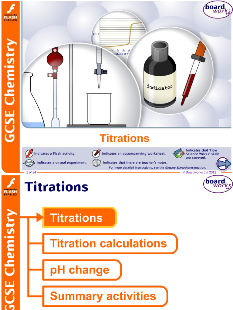 titrations - IGCSE | PDF | Titration | Chemistry