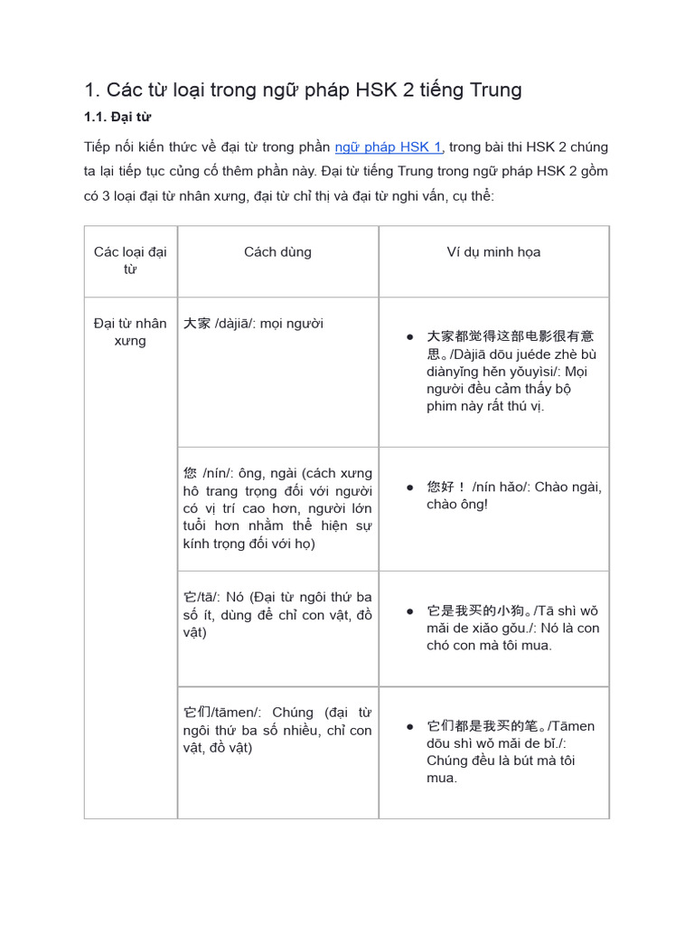NG Pháp HSK 2.prep | PDF