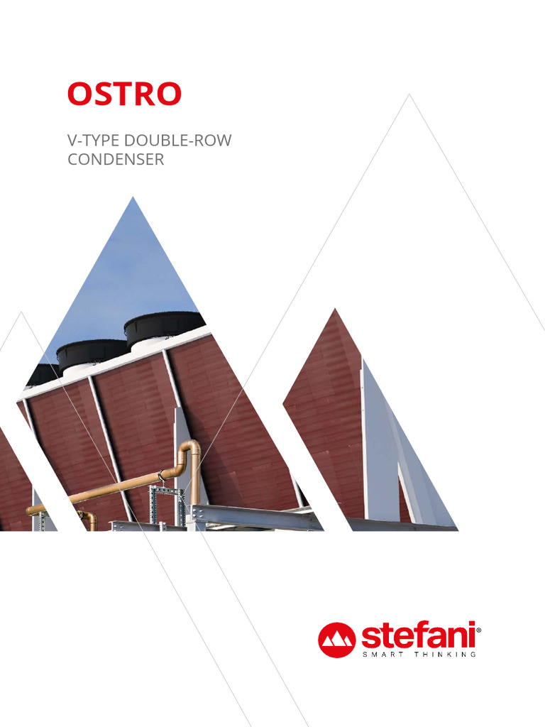 Stefani Spa Catalogue Ostro Condenser EN | PDF | Heat Exchanger | Water