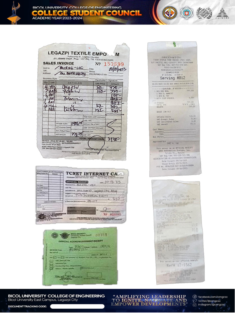 FR 2024 RECEIPTS | PDF