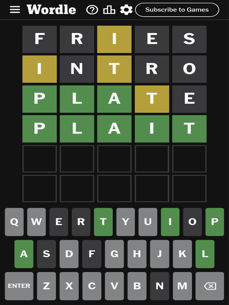 Wordle - The New York Times 3 | PDF