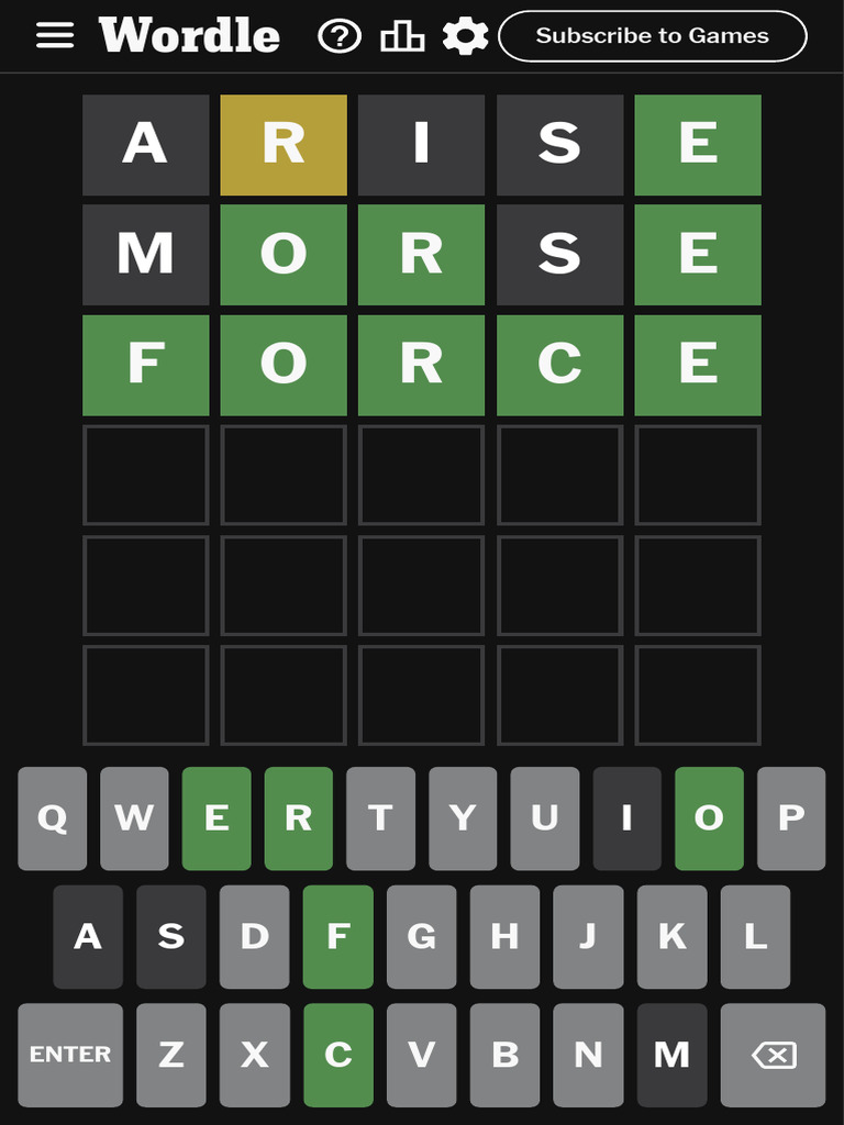 Wordle - The New York Times 2 | PDF