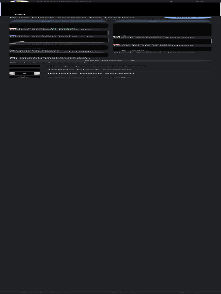 Black Screen Images for Testing | PDF