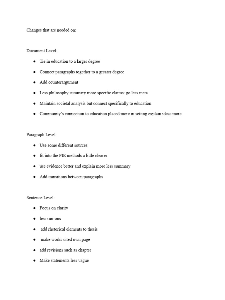 Reflection Checklist and Analysis | PDF