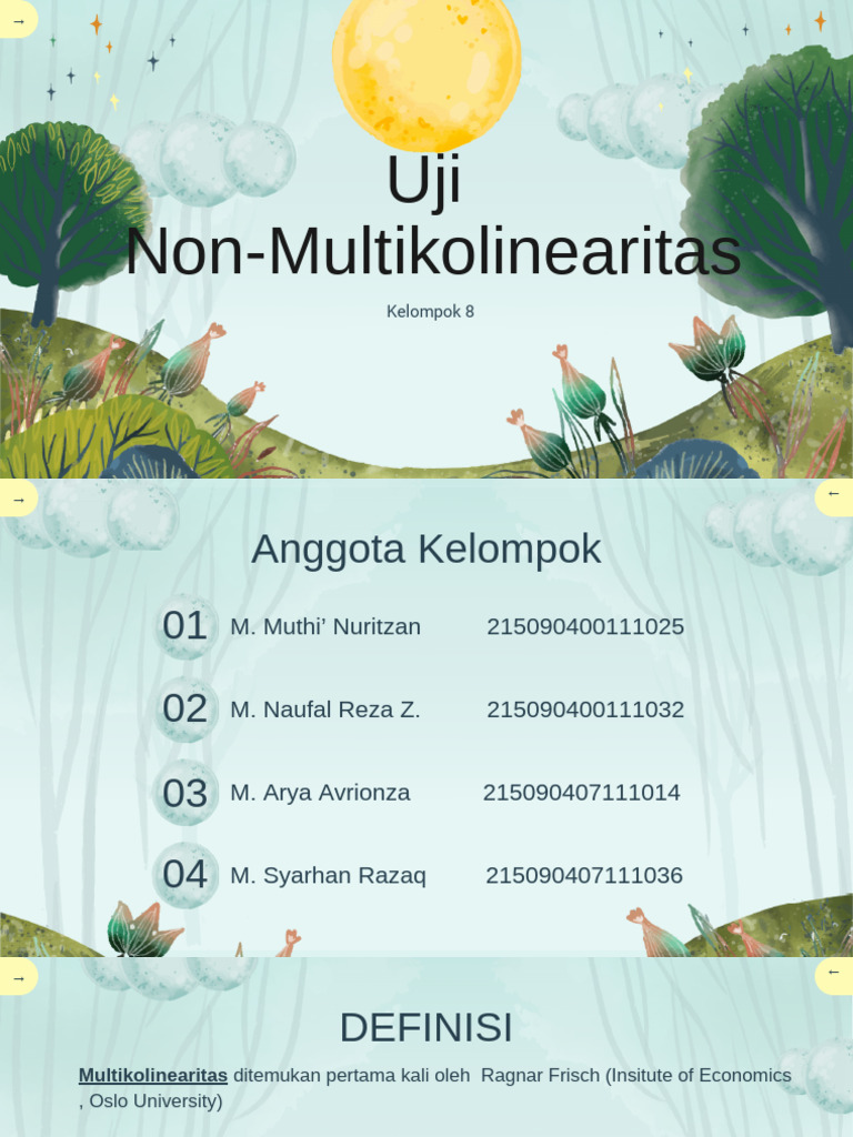 Uji Non-Multikolinearitas dalam Regresi | PDF