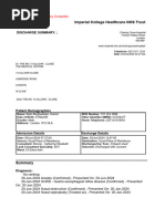 Apollo Hospital Discharge Summary | PDF | Surgery | Surgical Specialties