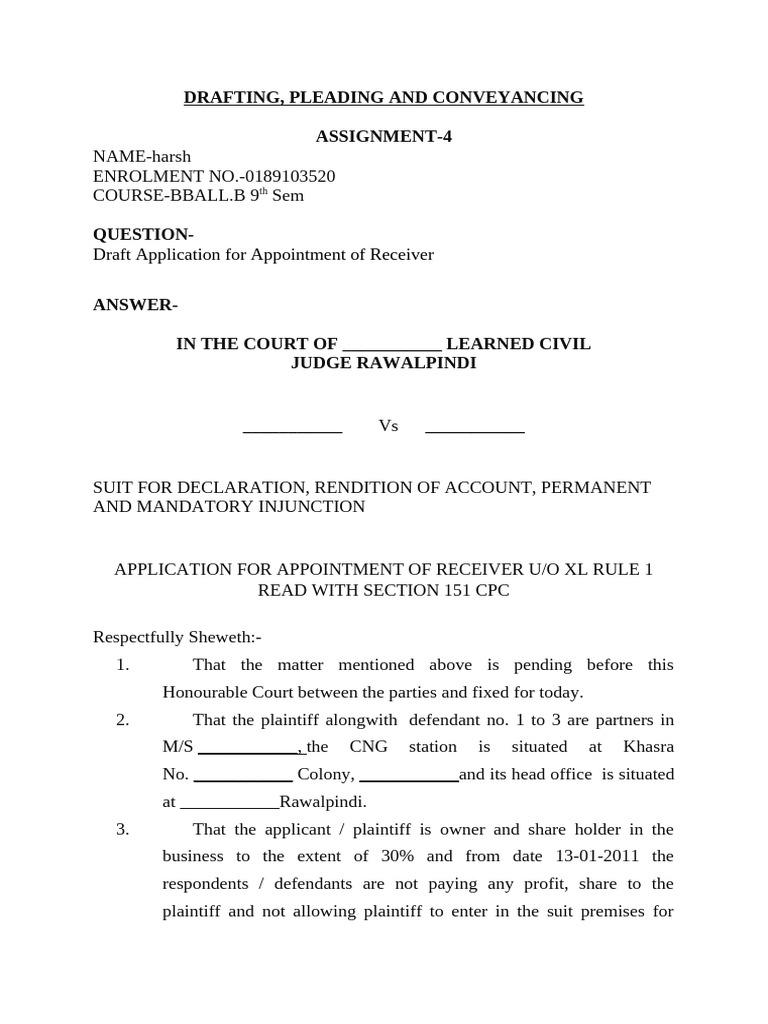 DPC ASSIGNMENT | PDF | Lawsuit | Separation Of Powers