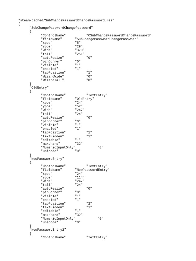 Sub Change Password Change Password | PDF