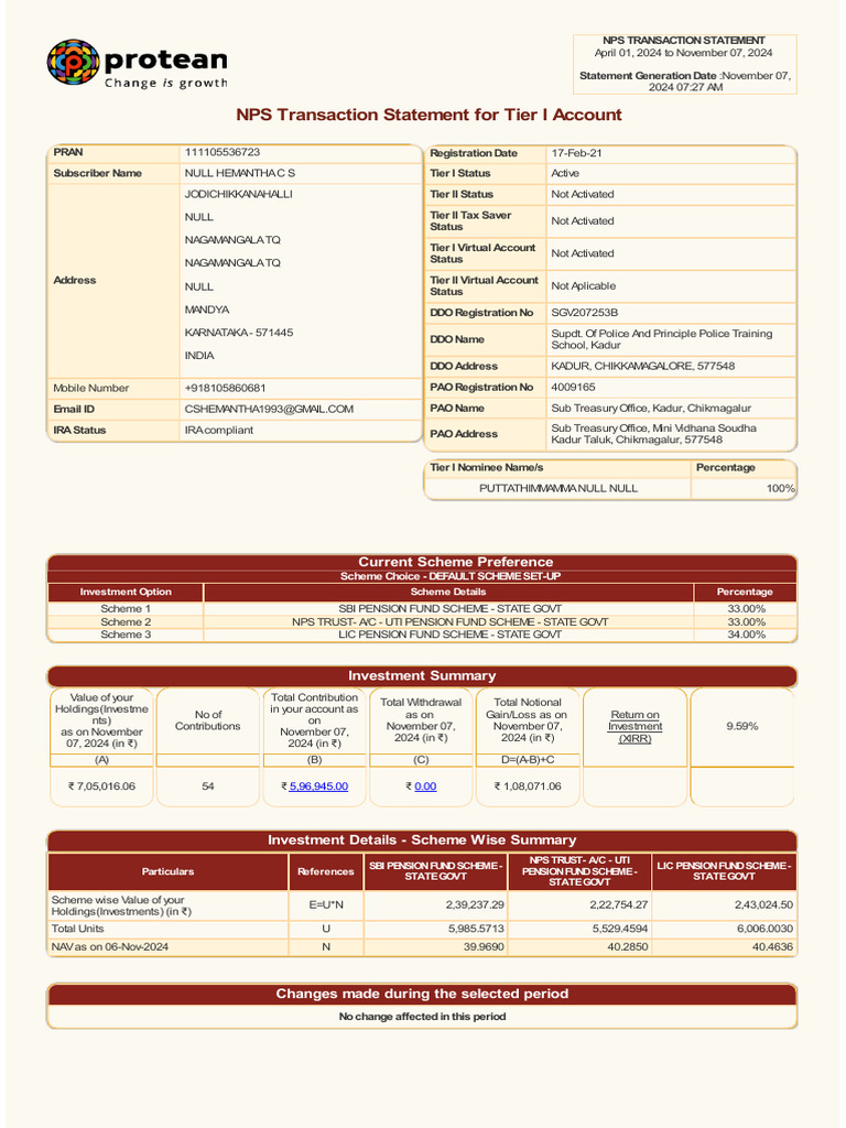 Statement | PDF | Government Finances | Money