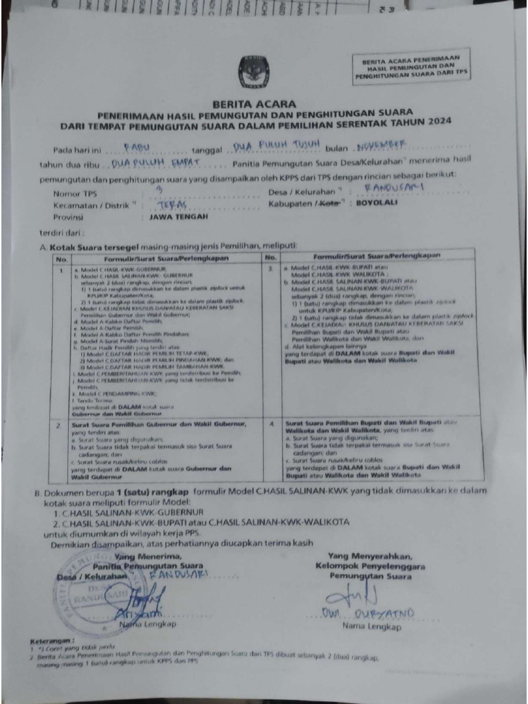 BA TPS 03 Randusari | PDF