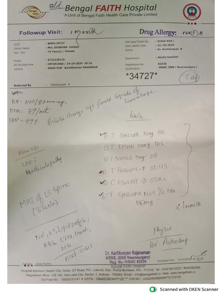 Rx Pad Subhra Ghosh | PDF