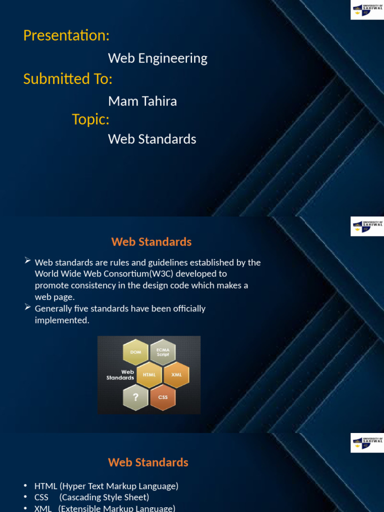 Presentation of Web Engineering2 | PDF | Html | World Wide Web