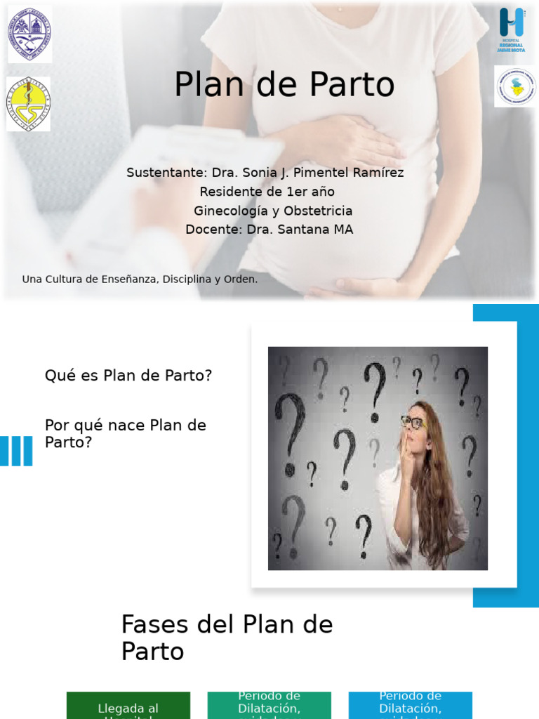 Plan de Parto | PDF | Parto | Humanidades Médicas