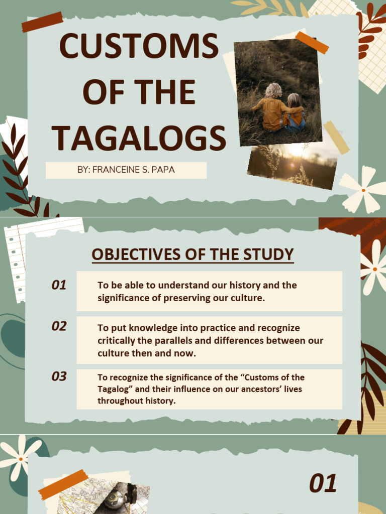 Customs of the Tagalogs Explained | PDF