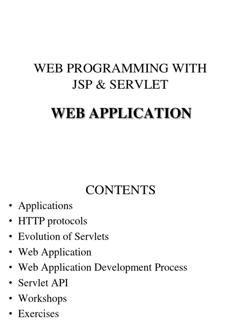 Servlet - WebApp | Download Free PDF | Java Servlet | Web Server