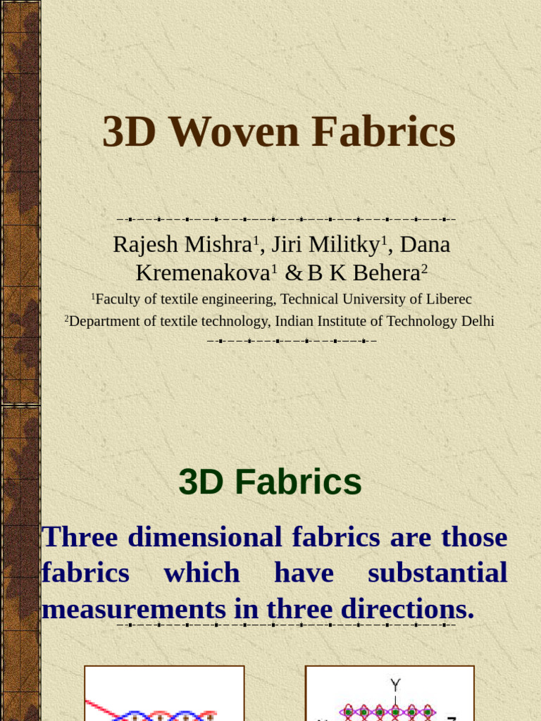 3D Weaving | PDF | Stress (Mechanics) | Finite Element Method