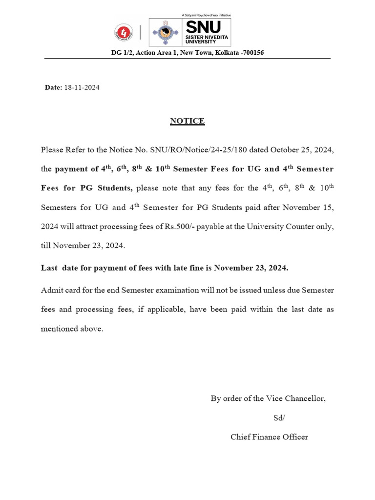 Fine NOTICE 18-11-2024 | PDF