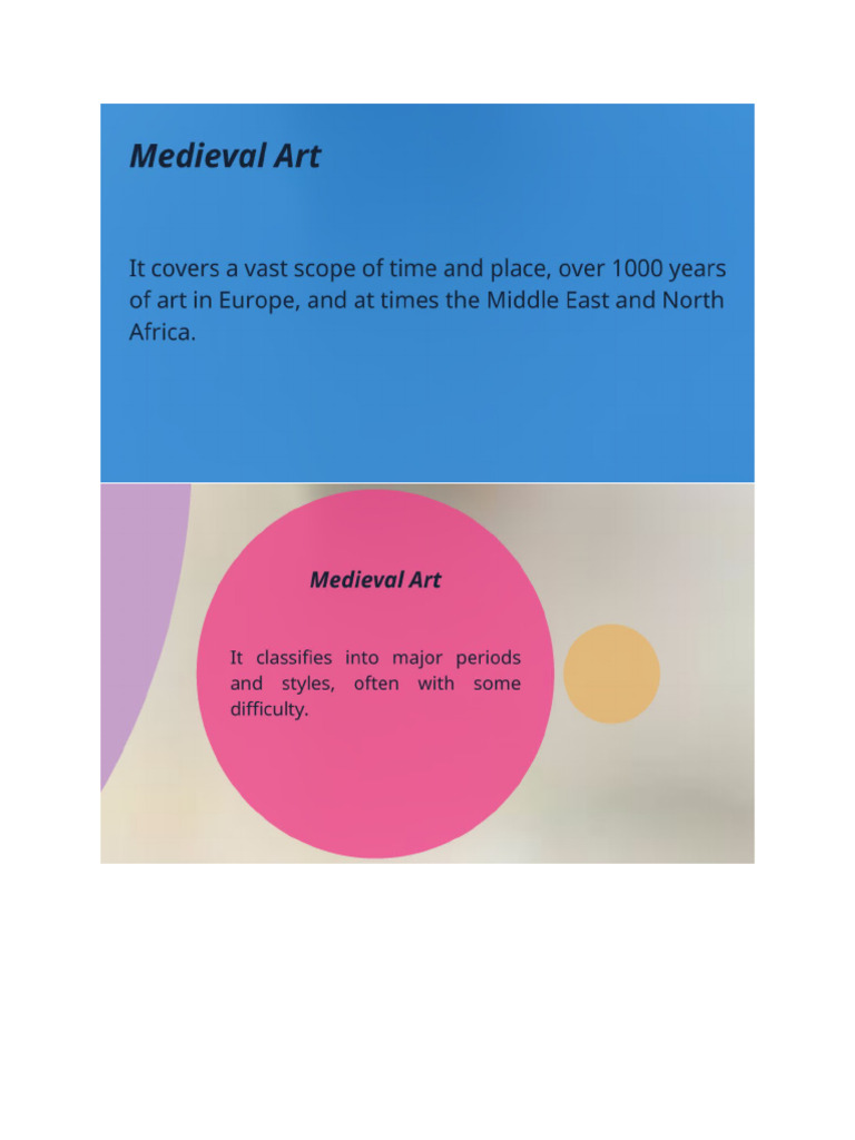 Maapeh 9 Medieval Arts | PDF