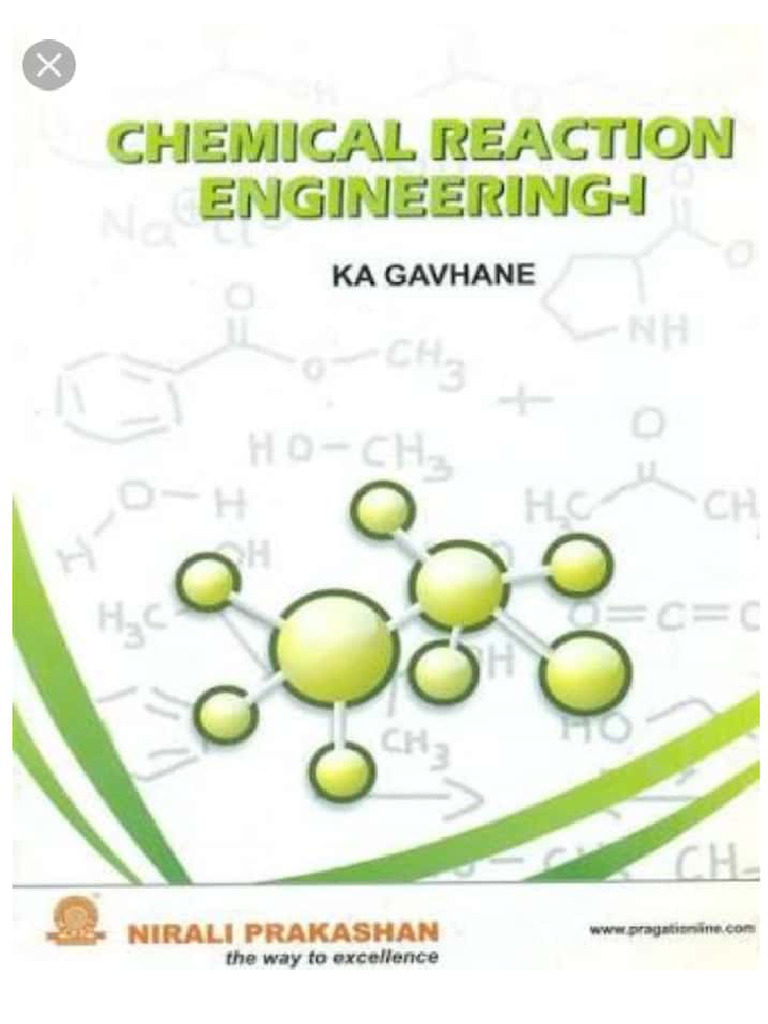 Gavhane's Chemical Reaction Engineering | PDF