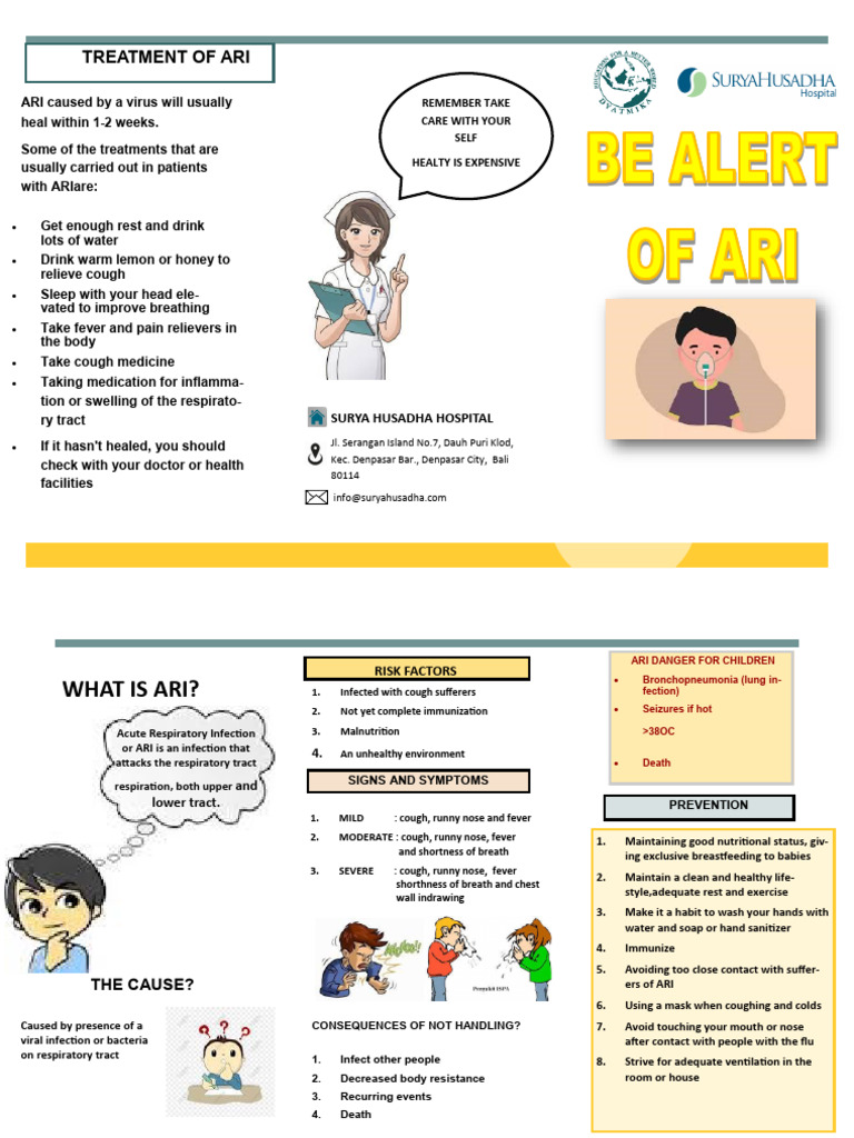 leaflet ispa ENG fix | PDF | Cough | Diseases And Disorders