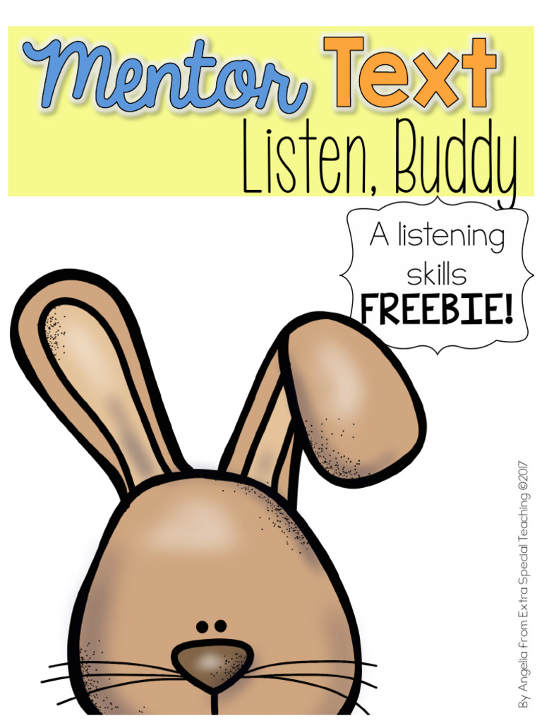 Buddy's Listening Skills Activity | PDF