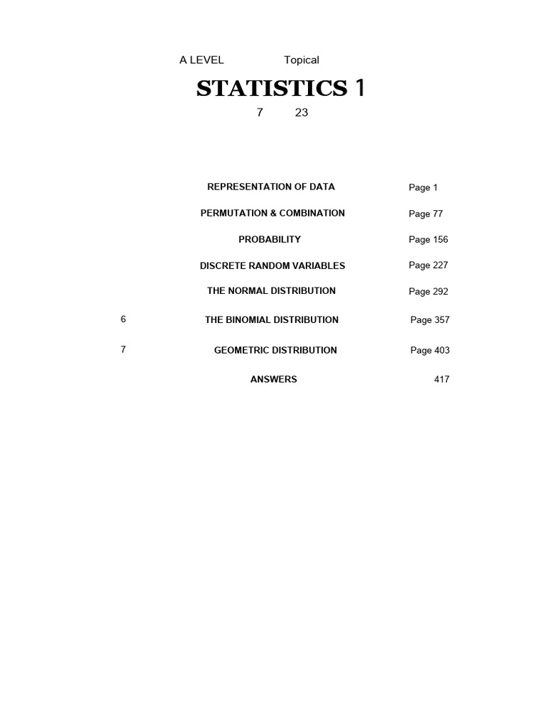Probability & Statistics 9709 p5 - Uc | PDF | Probability Theory ...