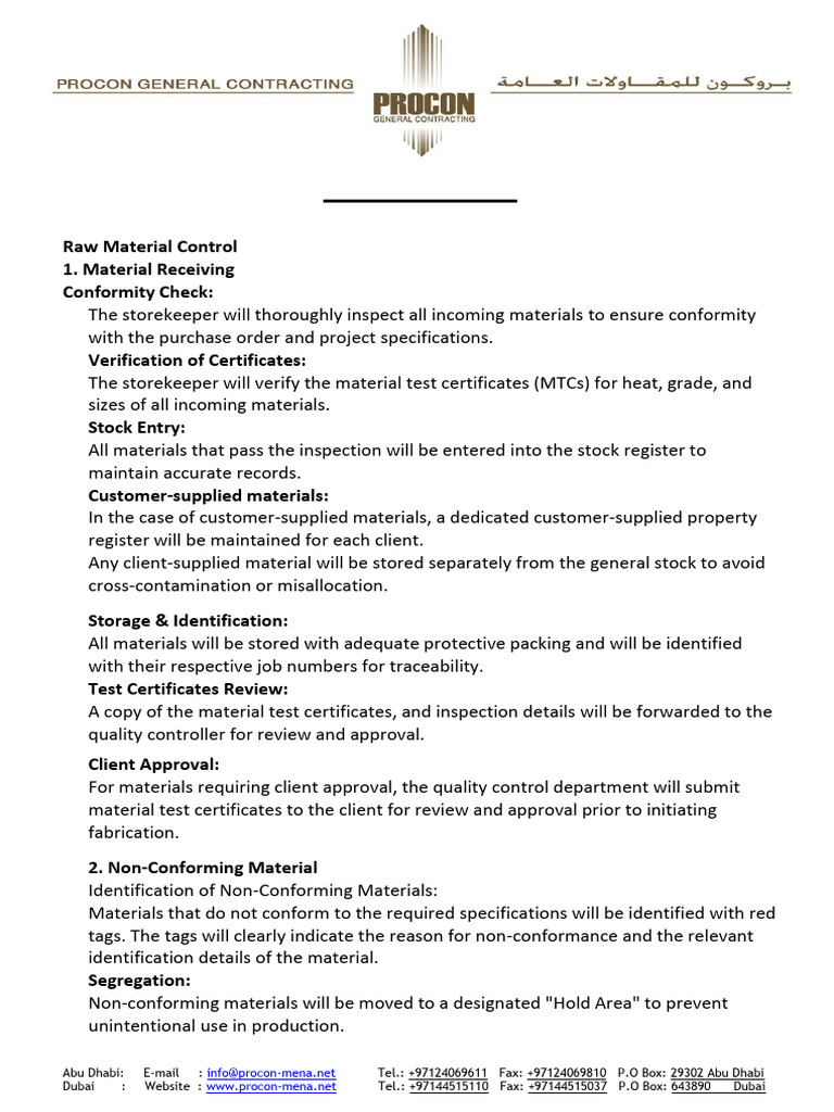PGC-QAQC-001 POLICY | PDF