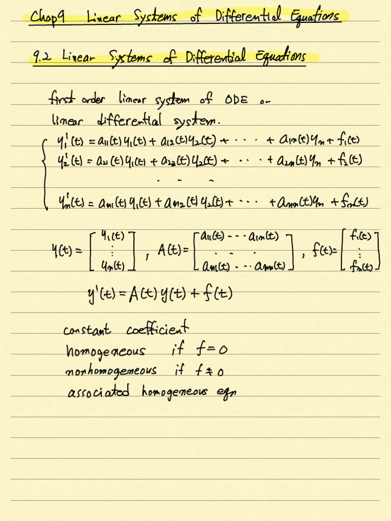 ODE Chap9 | PDF