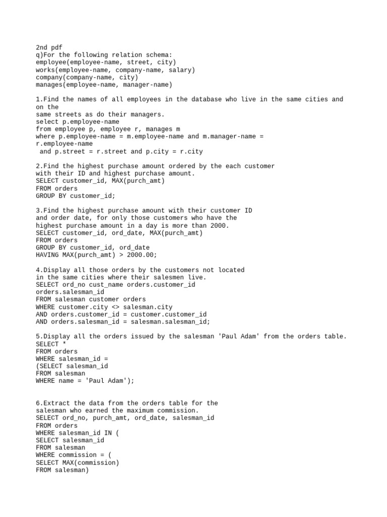 doubts | PDF | Data Management | Information Science