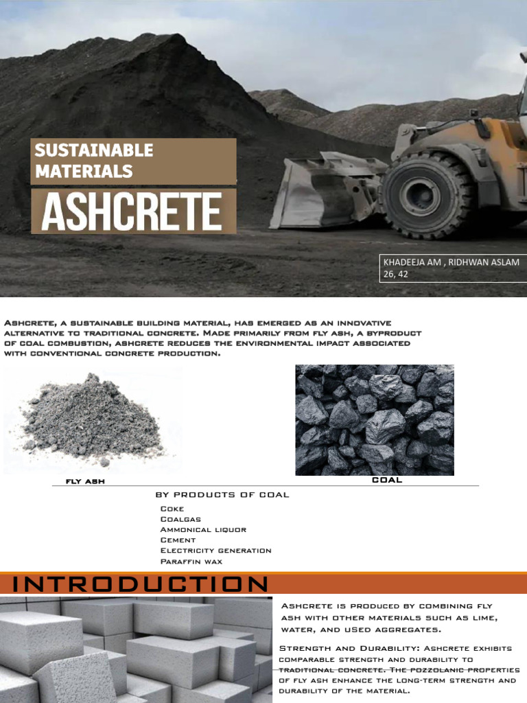 ashcrete | PDF | Concrete | Cement