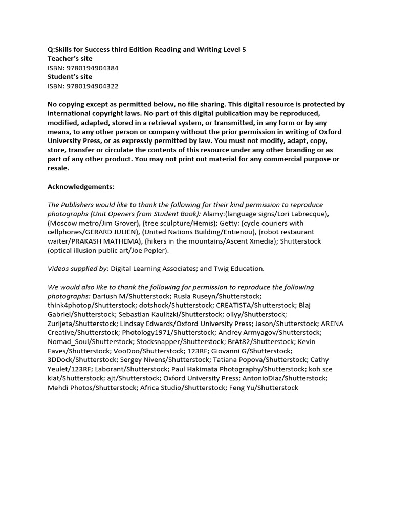 Q3e_RW5_Acknowledgements | PDF