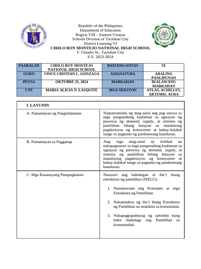 PAMILIHAN | PDF