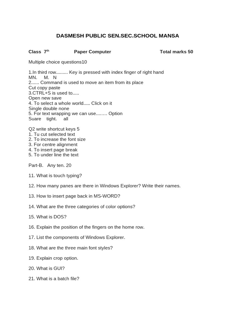 7th Com | PDF