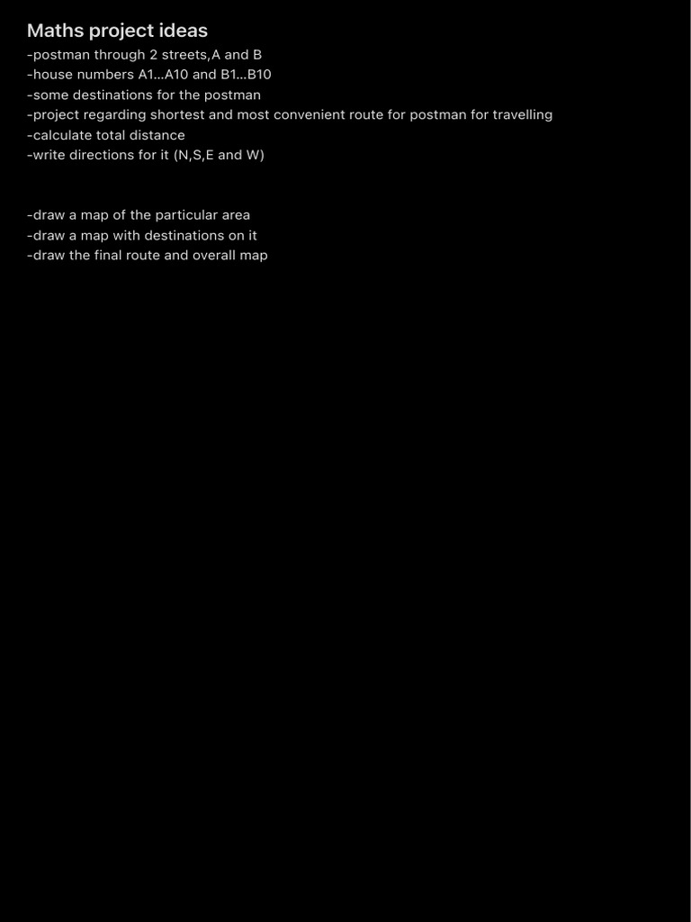 Maths Project Ideas Pdf