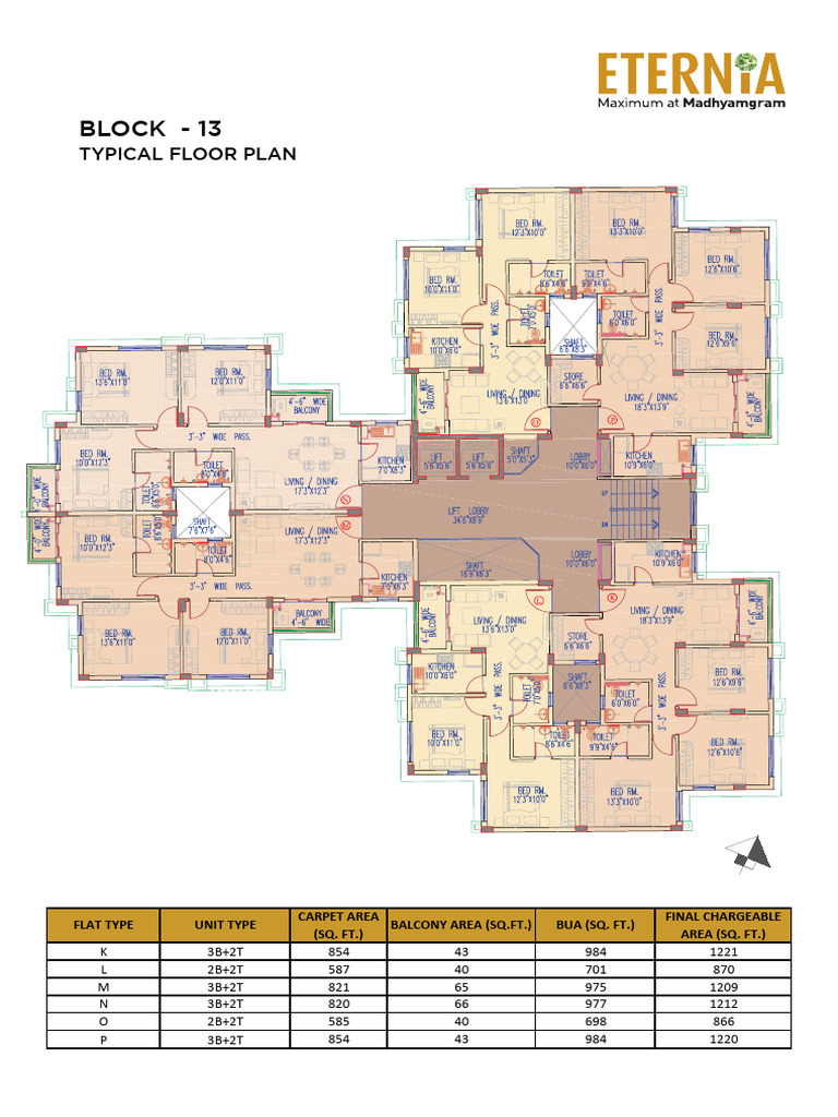 Floor Plan Block 13 | PDF