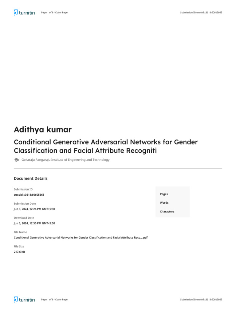 Conditional Generative Adversarial Networks For Gender Classification And Facial Attribute