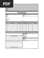 Tent House Bill Book Format 1 | PDF