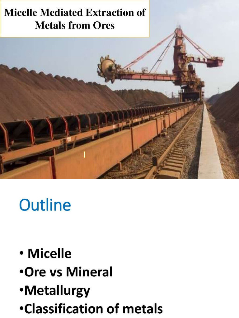 Mediated Extraction of Metals From Ores | PDF