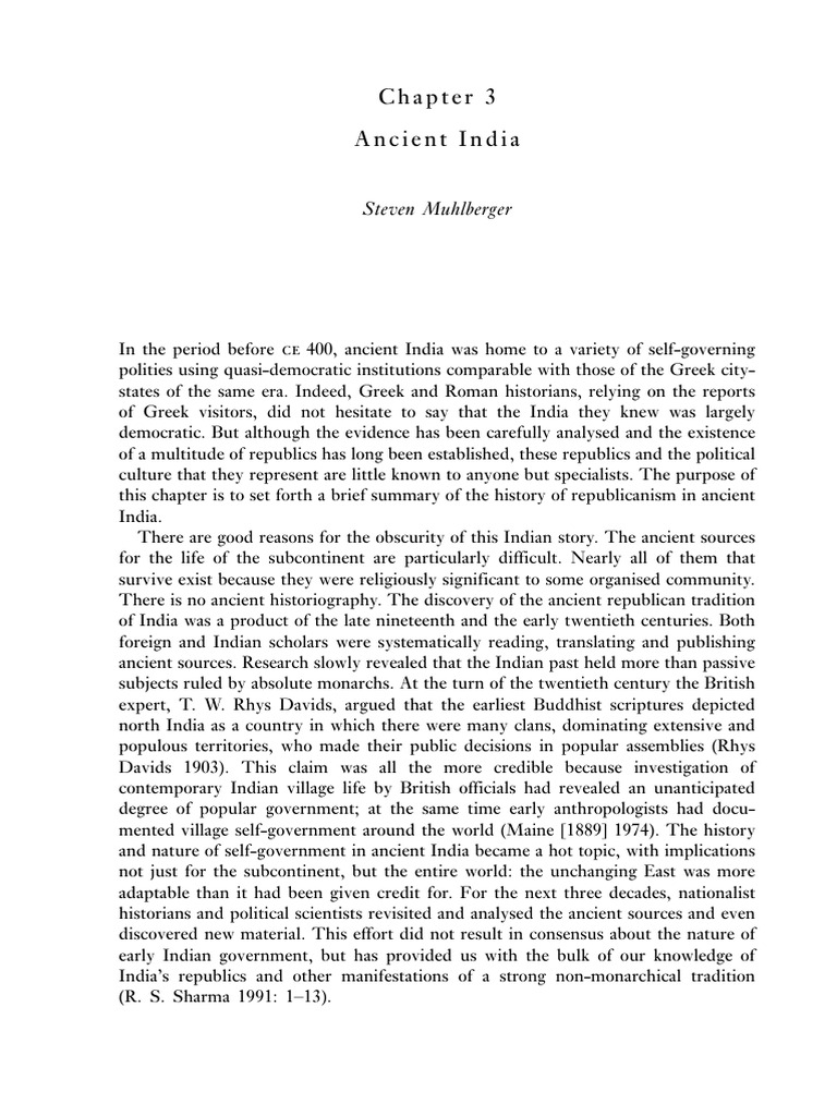 CH 3 Ancient India | PDF | Vedas