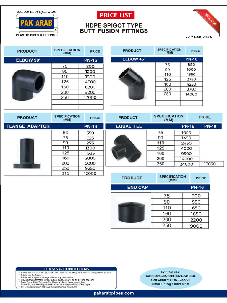 Hdpe Butt Fusion Fittings 1 Pdf