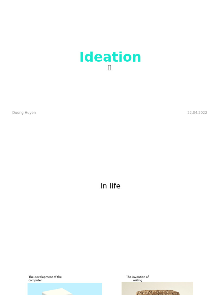 Ideation Slide | PDF