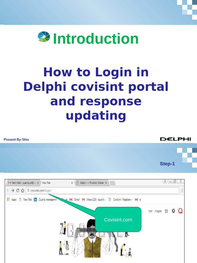 Login Guide for Delphi Covisint Portal | PDF