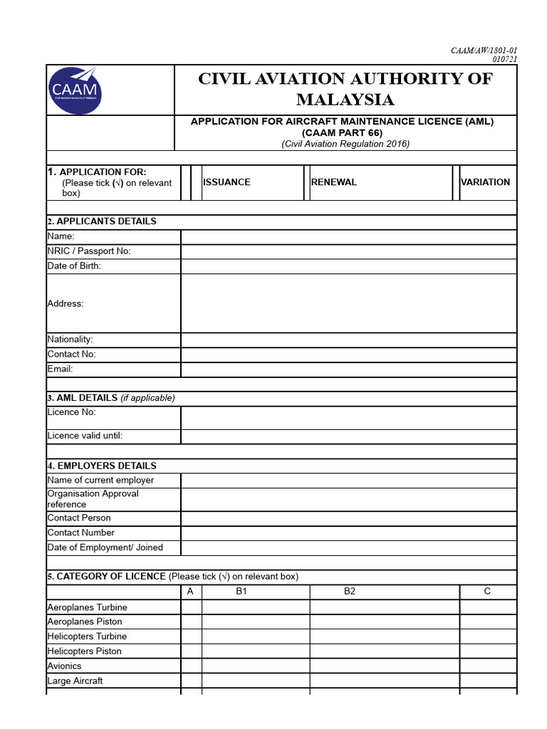 CAAMAW180101-application-for-aml 2 | PDF