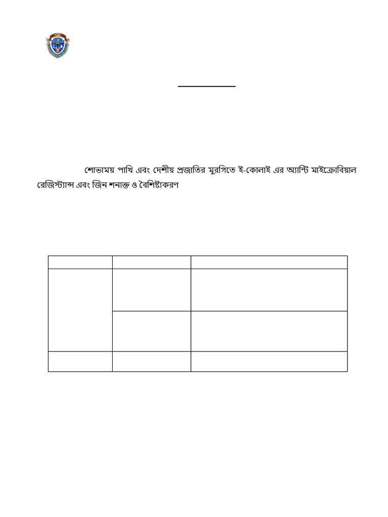 Corrected Research Synopsis | PDF | Antimicrobial Resistance ...