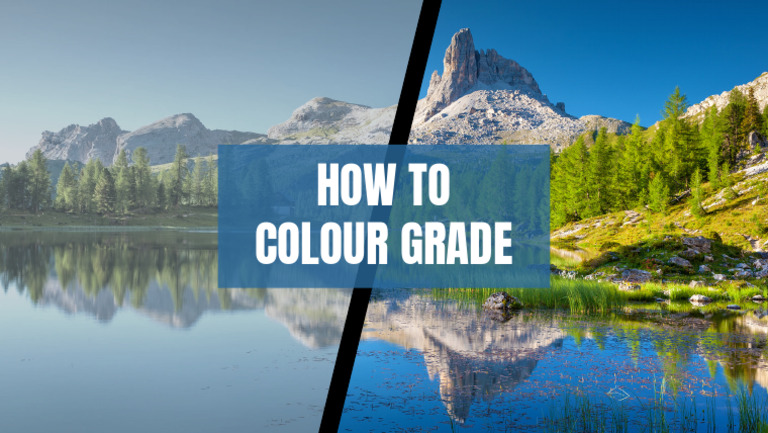Simple Colourful Before and After Color Grade | PDF