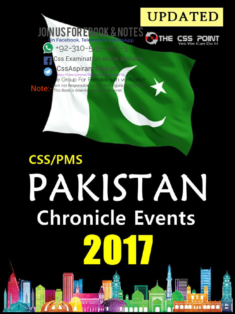 Pakistan Chronicle Events Till 2017 Updated | PDF