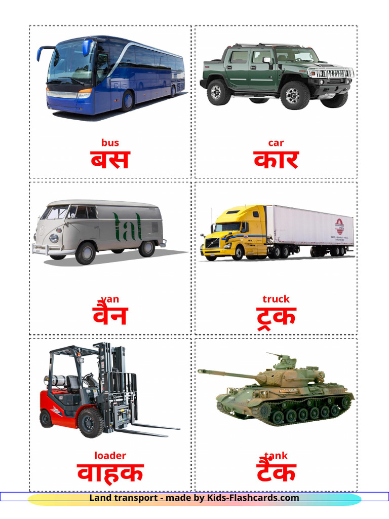 Land Transport 6 A4 | PDF